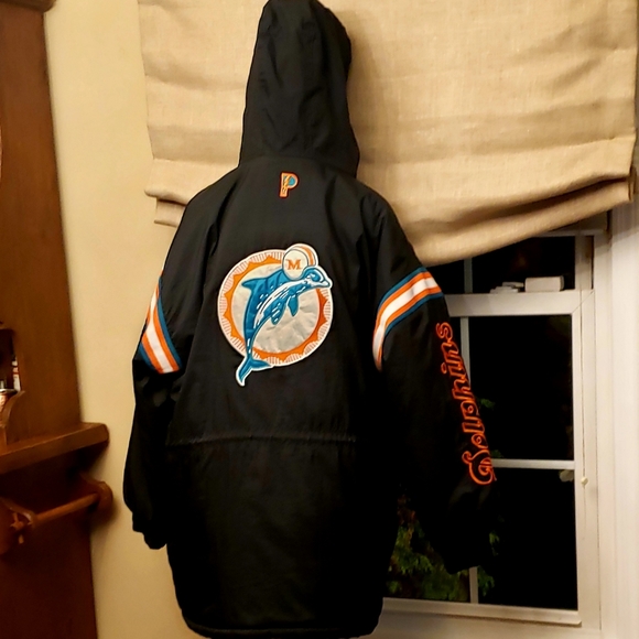 Pro Player | Jackets & Coats | Trending Vintage Pro Player Miami Dolphins Trench Coat | Poshmark